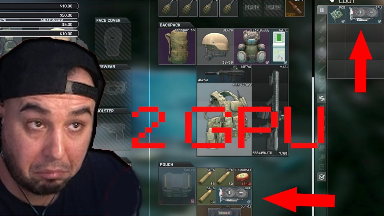 2GPU in LAB RAID #glorious_e #eft - YouTube
