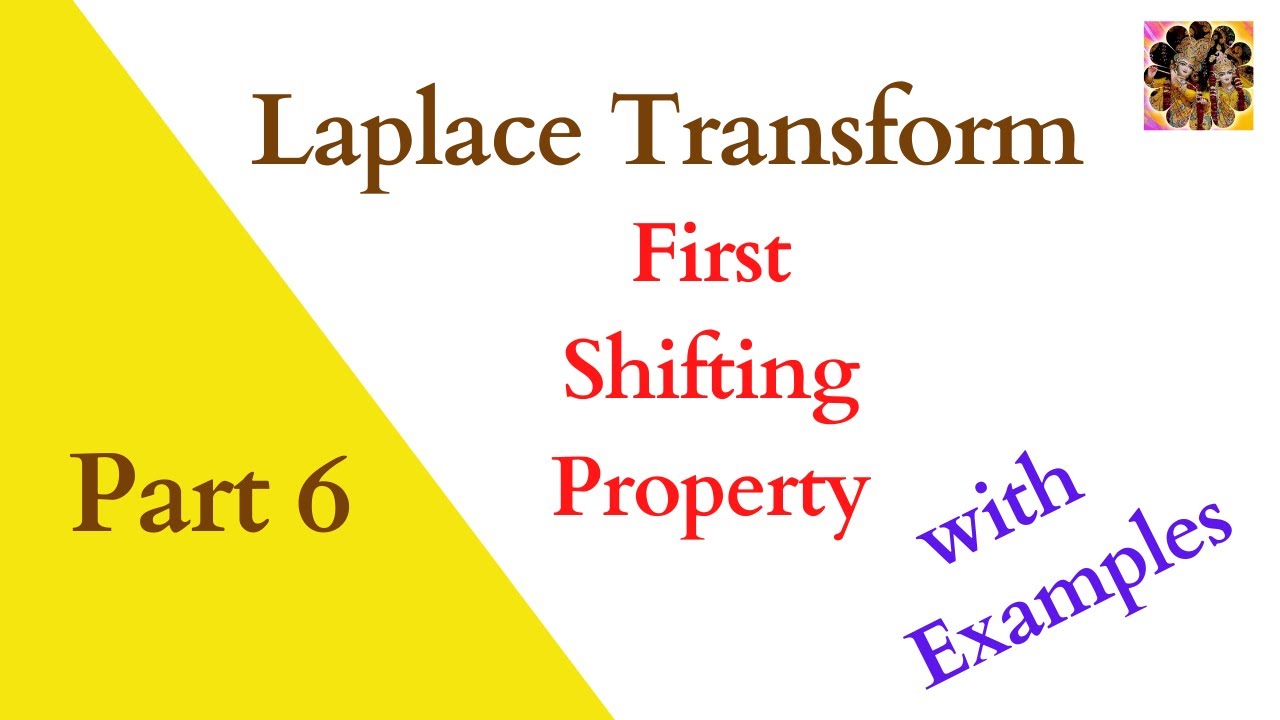 First shifting property of Laplace transform || Laplace transform of e ...