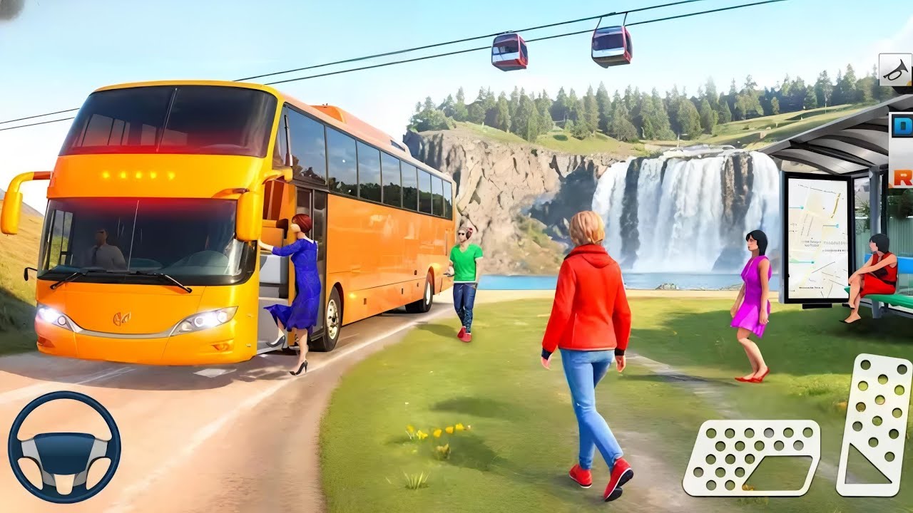 Offroad Bus Driving 2025 _ Real Coach Bus Uphill Driver Simulator ...