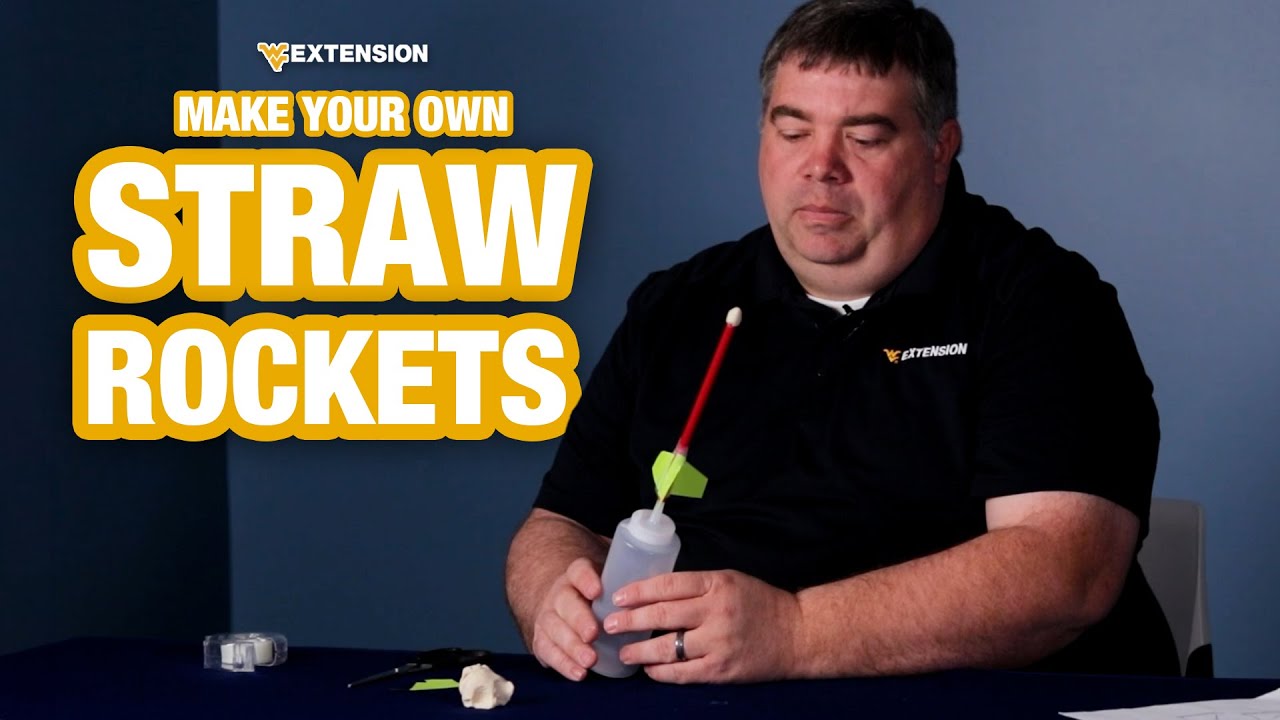 Get Ready for Launch with your own Straw Rocket! - YouTube