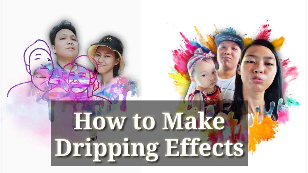 [TUTORIAL 004}How to Edit Dripping Effects // PicsArt // Simple Edit ...