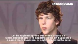 Intervista a Jesse Eisenberg protagonista del film The Social Network