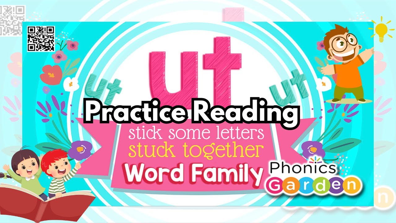 UT | Word Family | Stick Some Letters Stuck Together | Practice Reading ...