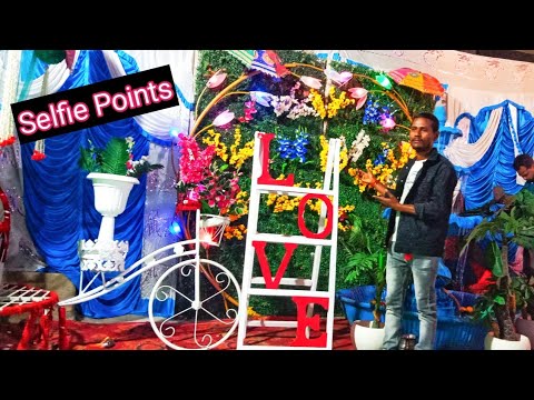 Wedding Selfie Point /Flower Decoration ideas/.बिहार उत्सब फ्लावर्स ...
