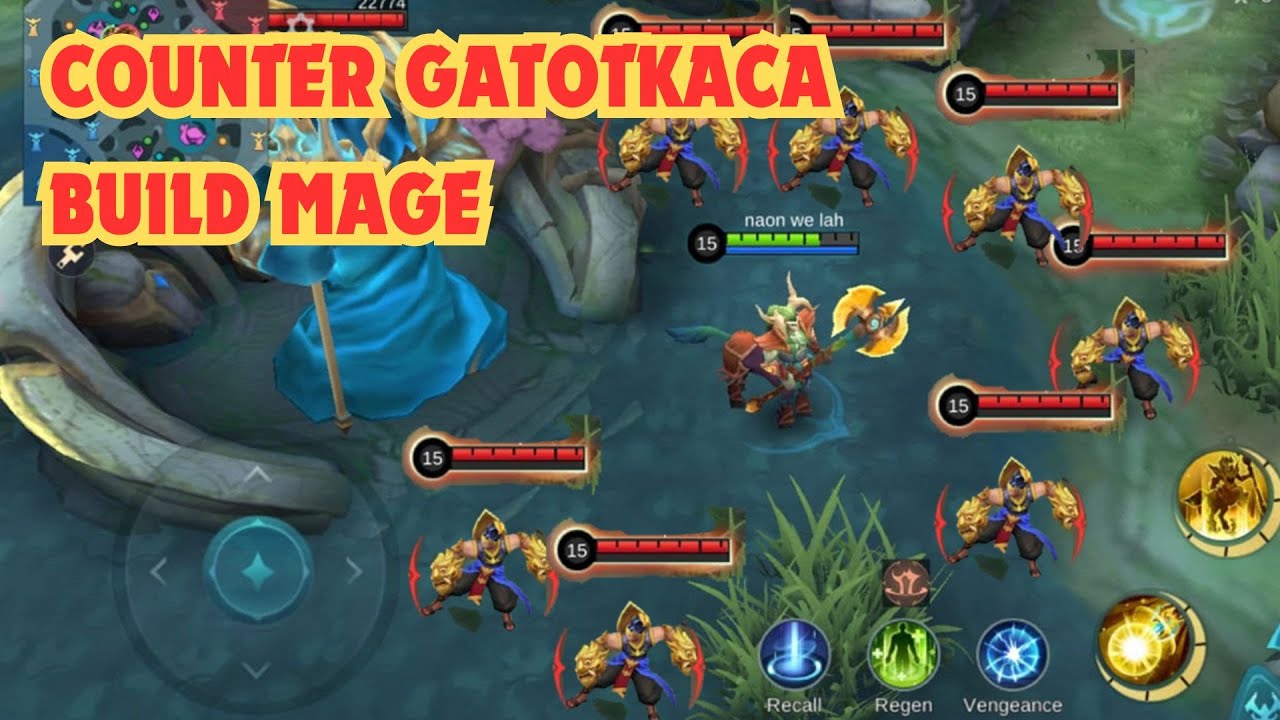 Counter Gatotkaca Build mage, Hylos Exp AP Brend - YouTube