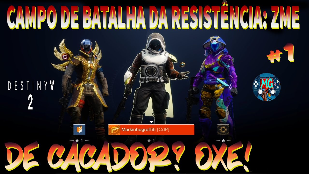 Destiny 2 CAMPO DE BATALHA DA RESISTÊNCIA ZME - YouTube