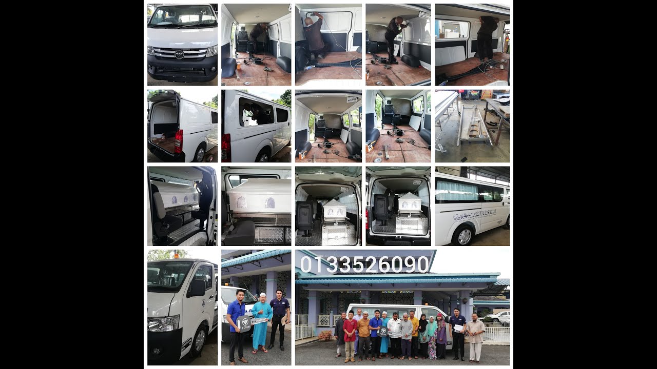 KERJA PEMBUATAN VAN JENAZAH FOTON HIACE 2.0L. - YouTube