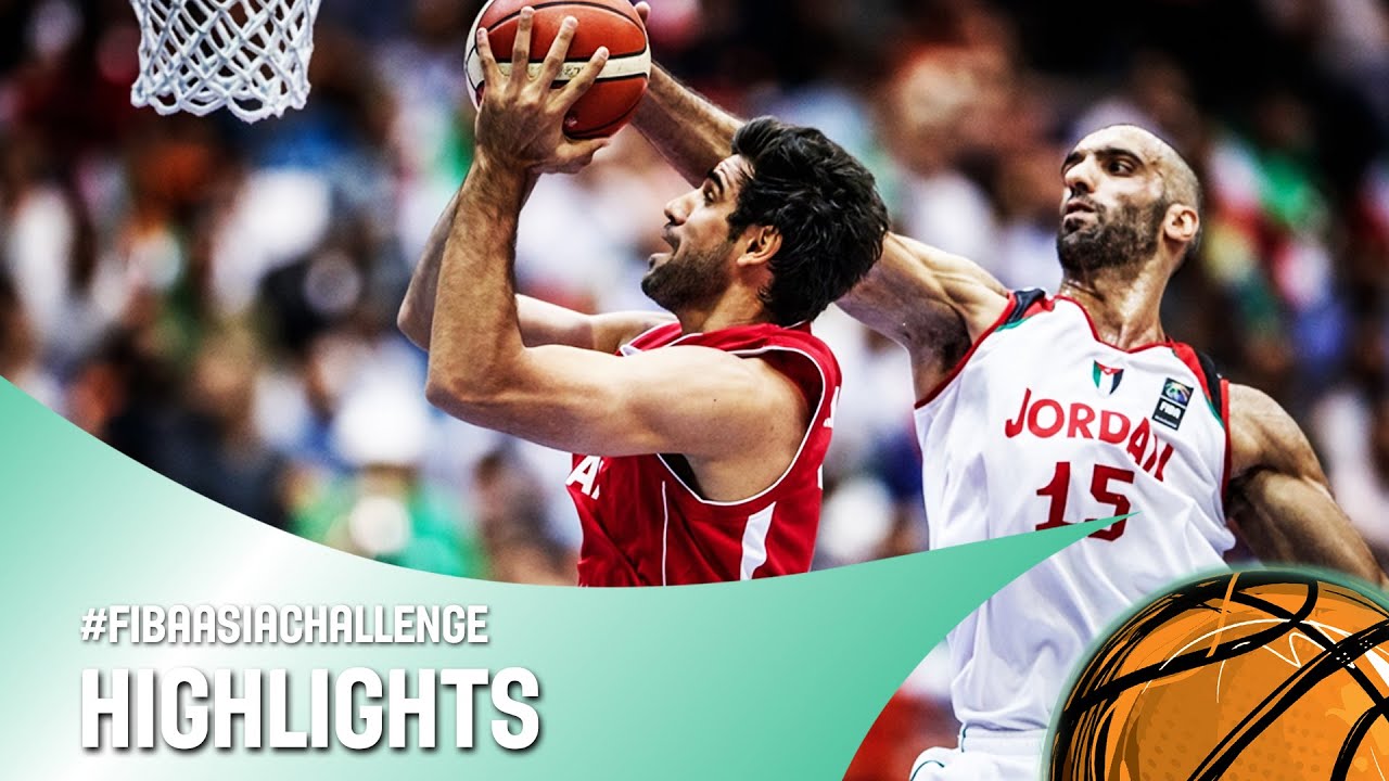 Jordan v Iran - Semi-Final Highlights - FIBA Asia Challenge 2016 - YouTube