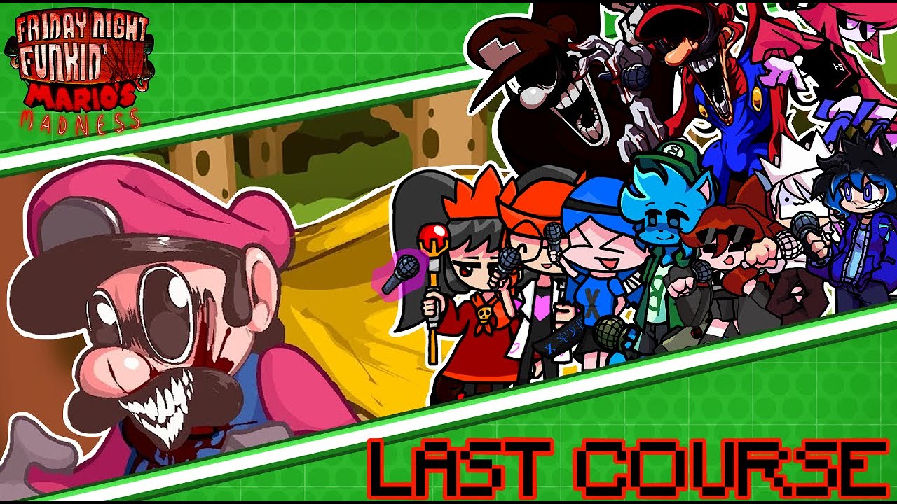 LAST COURSE But Every Turn Different Character Sings 😼🎶 (FNF: Mario ...