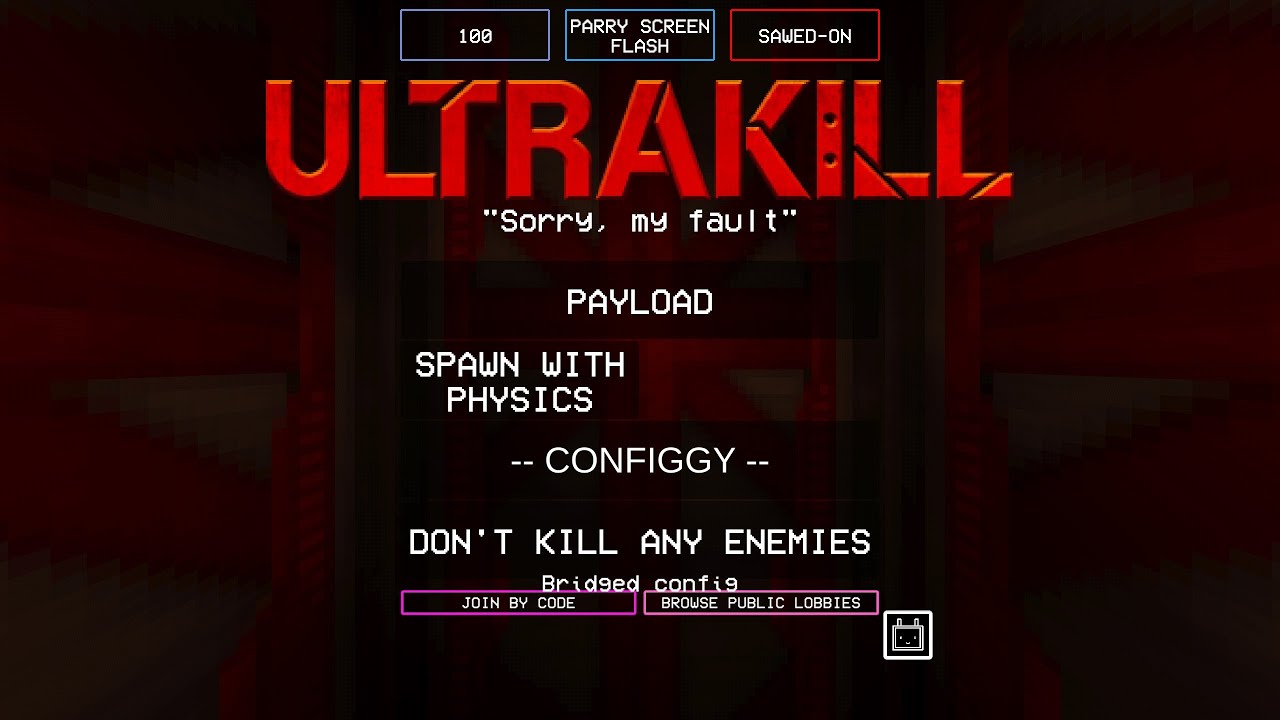ULTRAKILL 2-S with randomized text and sfx. - YouTube