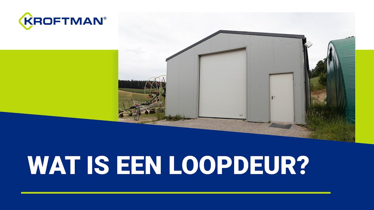 Wat is een loopdeur? - YouTube