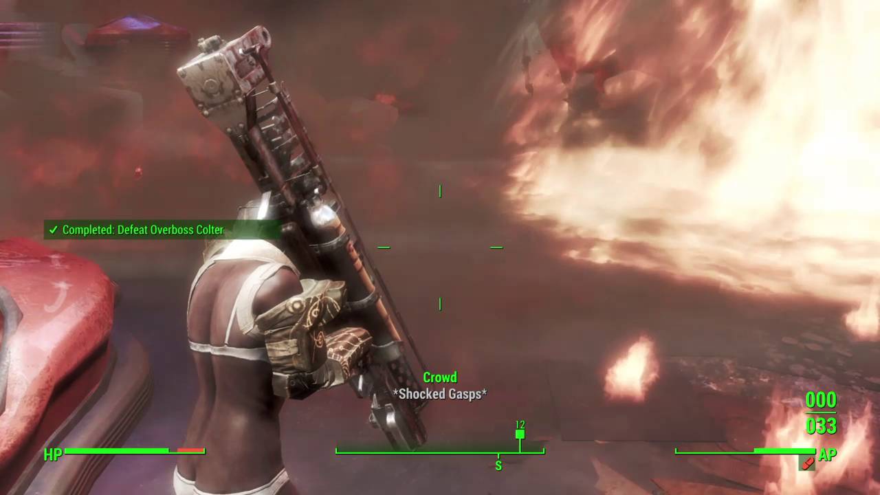 Fallout 4 Overboss Colter Vs 4x Damage MIRV Big Boy - YouTube