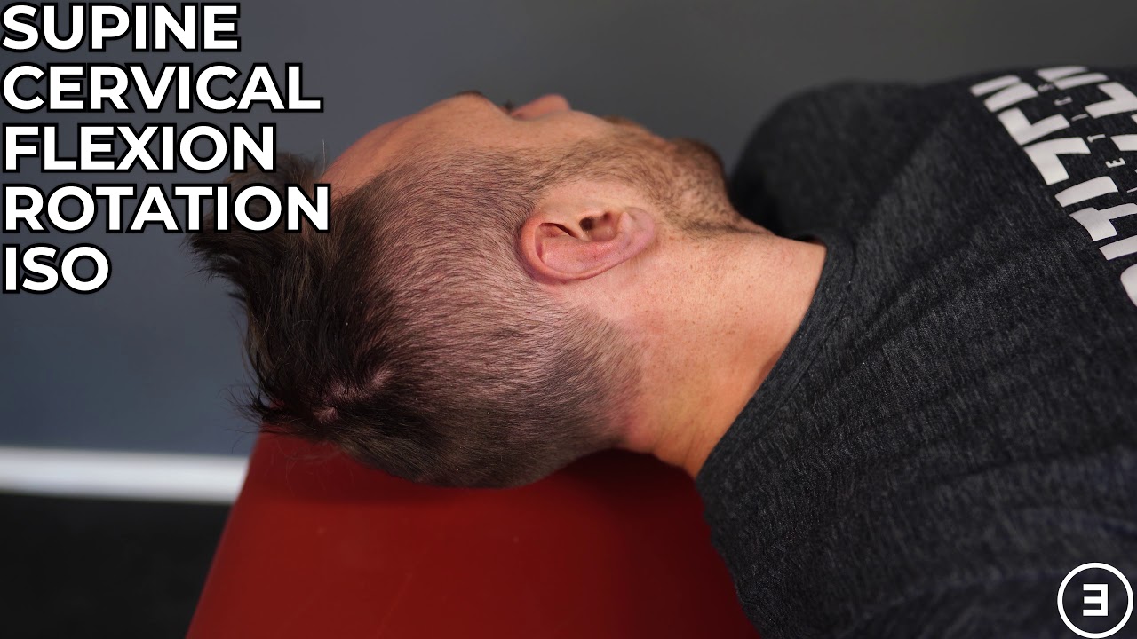 Supine Cervical Flexion Rotation Isometric - YouTube
