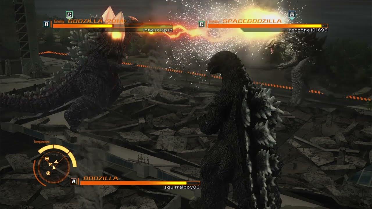 GODZILLA PS4 - Heisei Godzilla vs Godzilla (2014) vs Spacegodzilla - YouTube