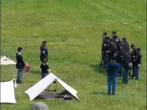 124th New York Volunteers (Civil War) - Gettysburg Part 1 - YouTube