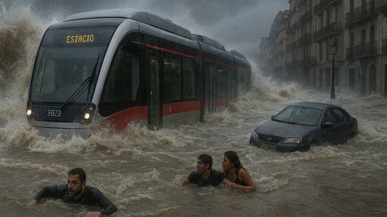 Tears of Spain! Storm Emilia brings historic flooding to Valencia and ...