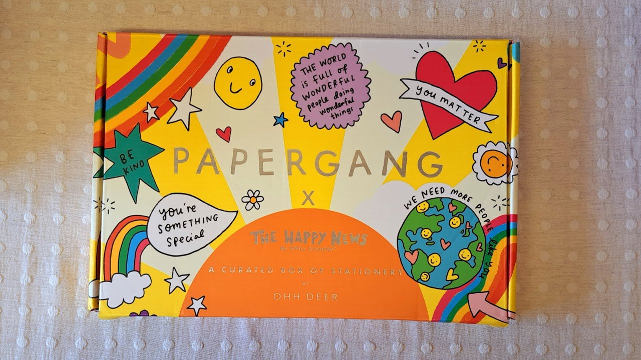 Papergang box July 2023 unboxing. Artist Emily Coxhead. - YouTube