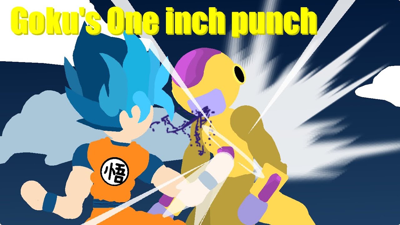 Goku’s One inch Punch|Goku ssb vs Golden Frieza - YouTube