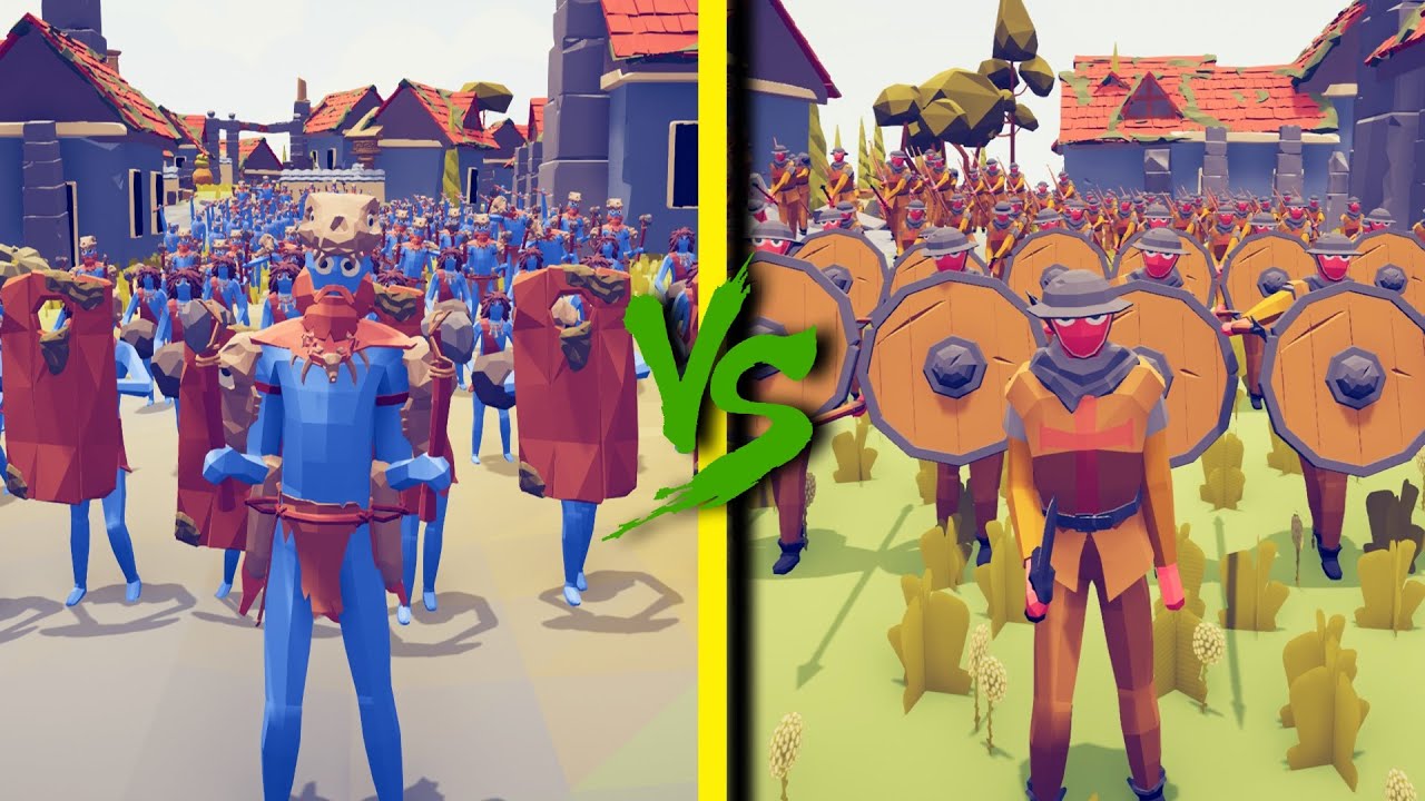 TRIBAL FACTION vs MEDIEVAL ARMY - Totally Accurate Battle Simulator ...