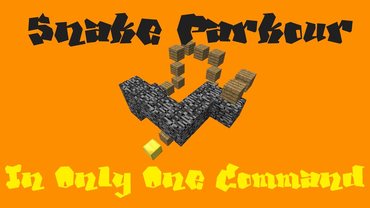 Snake Parkour Builder in One Command [1.11.2] - YouTube