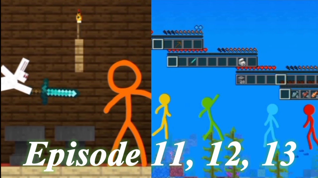Animation vs. Minecraft (Episode 11, 12, 13) In Real Time - YouTube