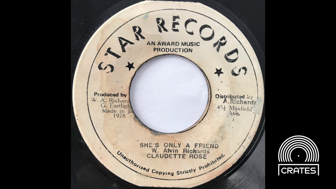 Claudette Rose - She's Only A Friend (Rare Island Soul Vinyl Rip) - YouTube