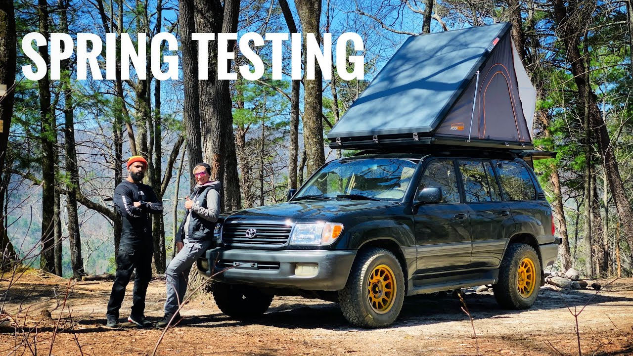Toyota Land Cruiser 100 series Overlanding Rig Spring Testing - YouTube