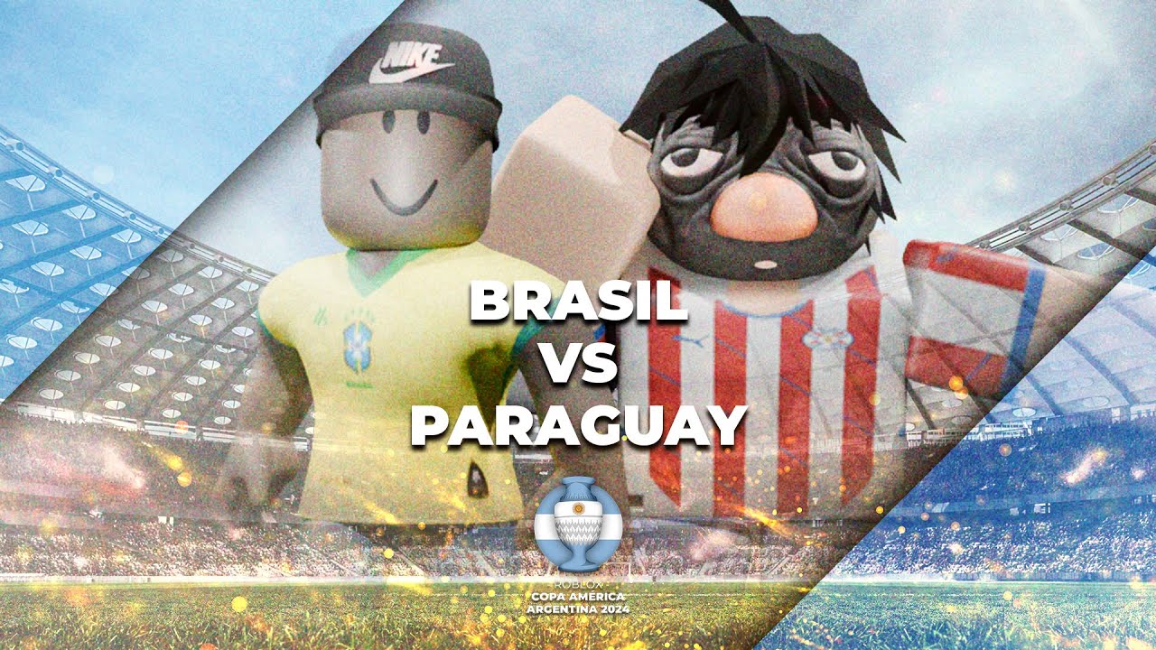 BRASIL VS PARAGUAY FECHA 1 GRUPO B | ROBLOX COPA AMÉRICA - YouTube