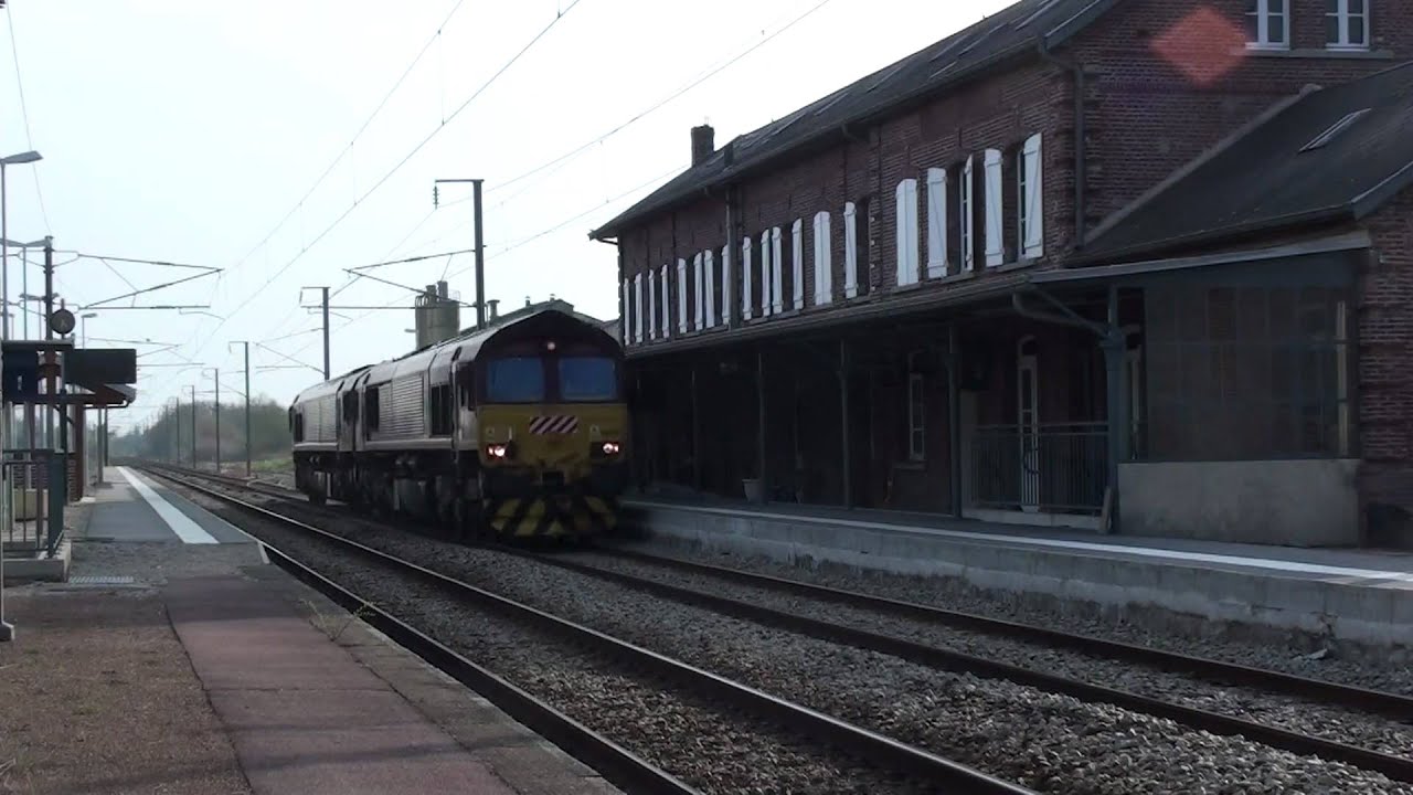 class 66218 et 66179 HLP - YouTube