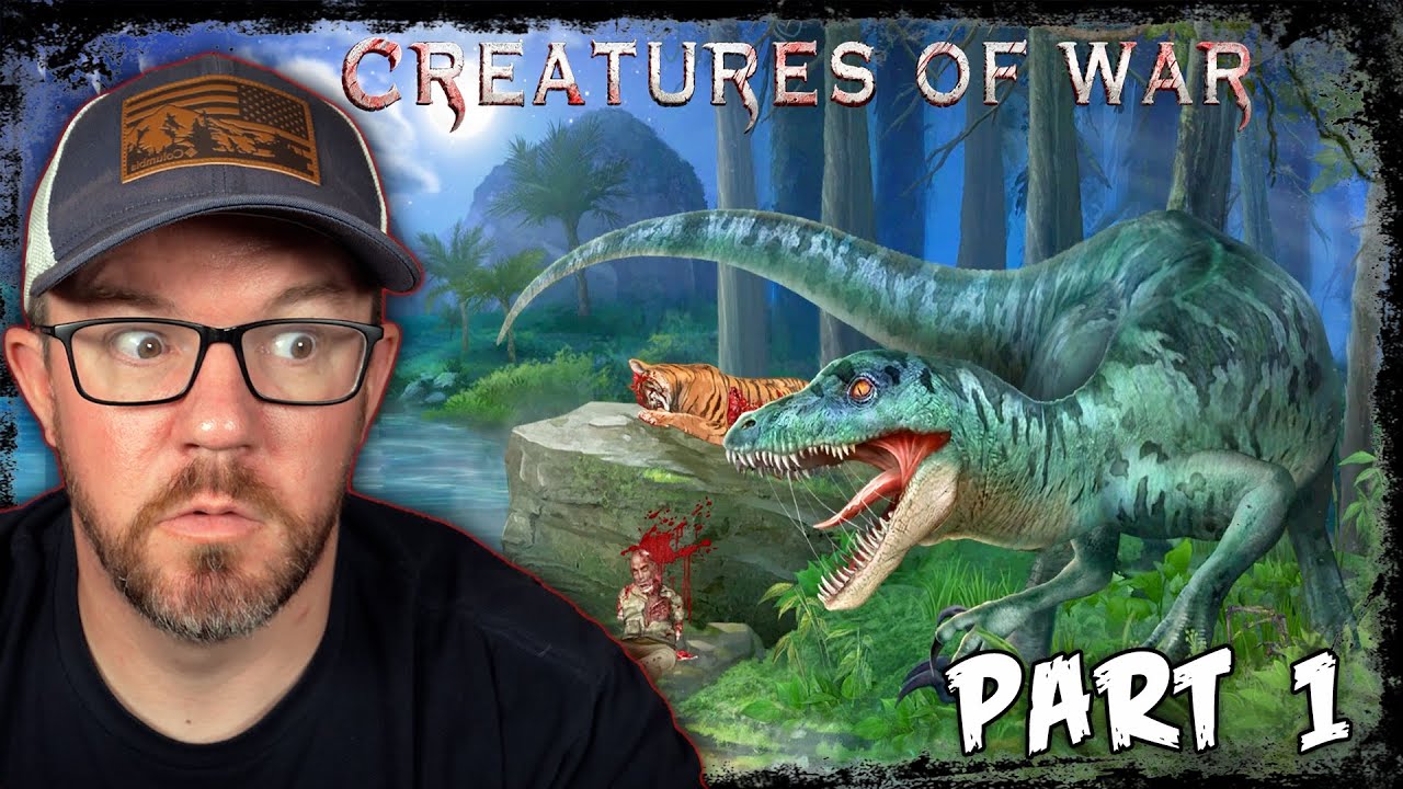 Brand new dinosaur horror game! - Creatures of War (Part 1) - YouTube