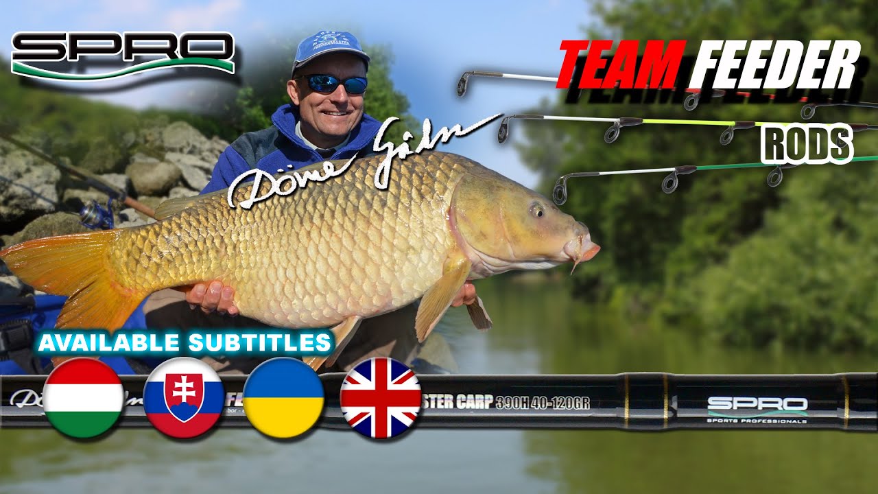 Bemutatkoznak az új Spro Team Feeder botok - YouTube