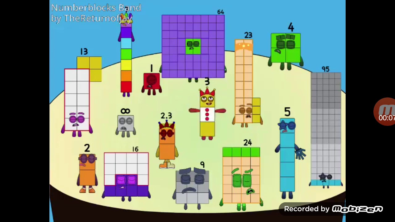 the a oo e numberblocks band - YouTube