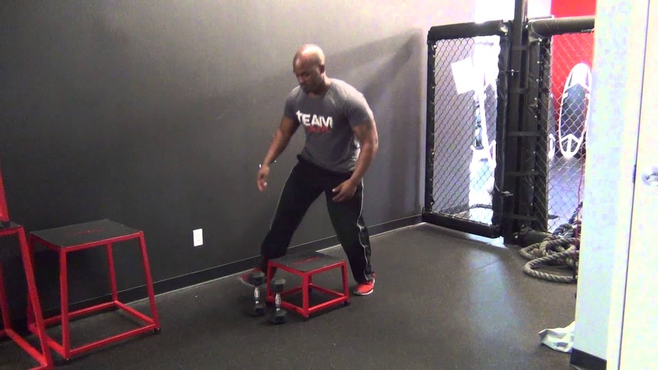Step Up with Knee Raise - YouTube
