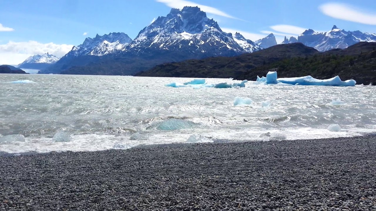 Mochilão Chile - Geleira Chile - Praia do Lago Grey - YouTube