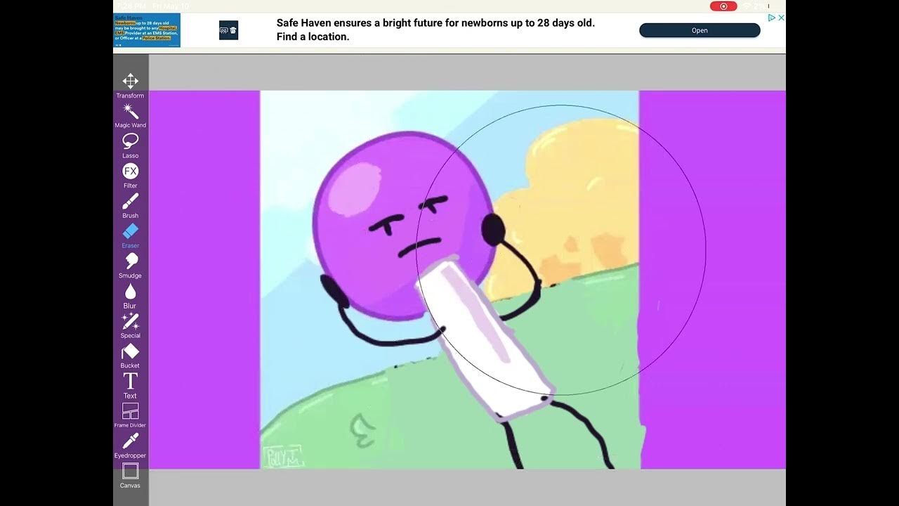 Fixing bfdi rule 34 because I am traumatized by it - YouTube