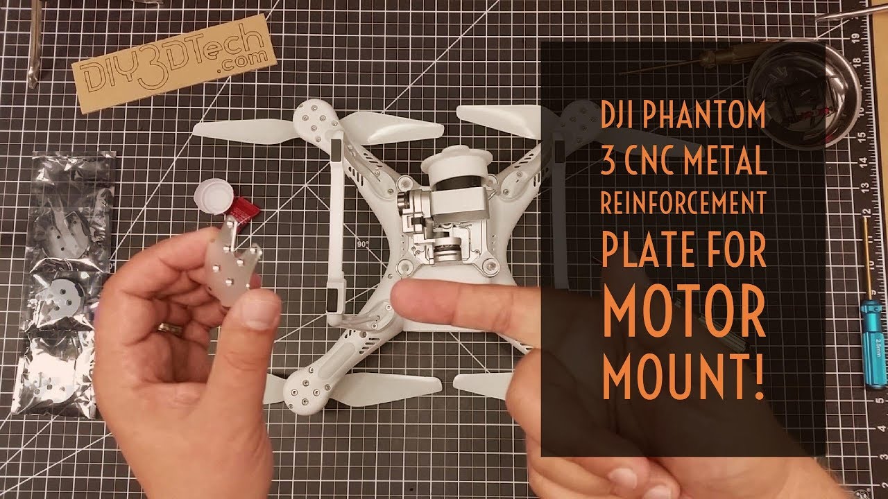 Video Drone - DJI Phantom 3 Aluminum Reinforced Motor Mount ...