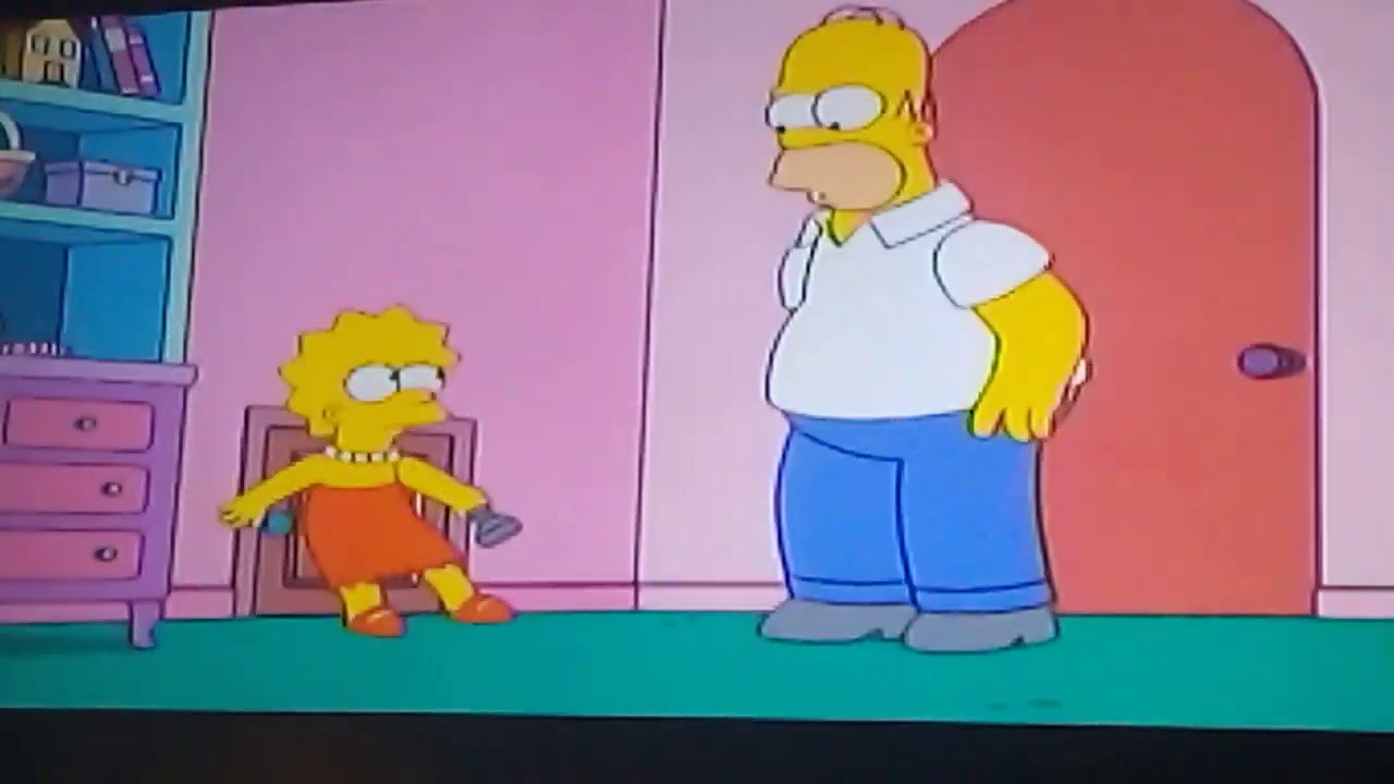 Simpsons Halloween buttons are eyes - YouTube