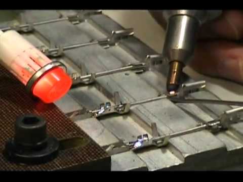 Soldering custom terminal assemblies together with resistance soldering ...