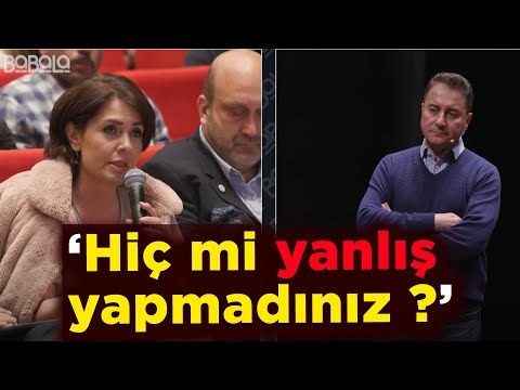 BABACAN'A SORDUM : HİÇ Mİ YANLIŞ YAPMADINIZ ?