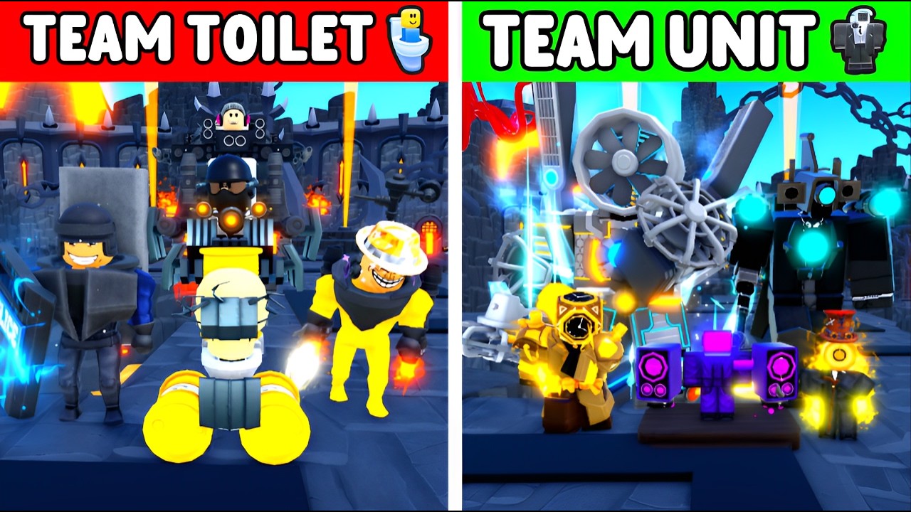 BEST TOILETS VS BEST UNITS (Toilet Tower Defense) - YouTube
