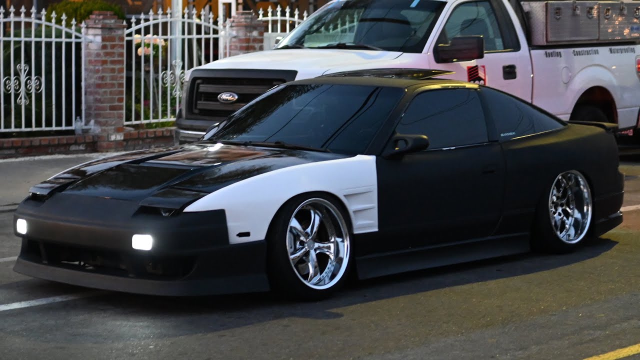 New front bumper for the 240sx + bumper guide install! - YouTube