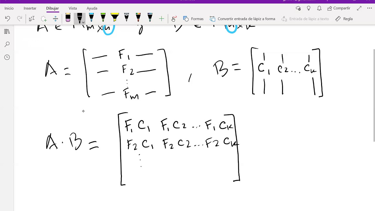 clase 1 producto matricial parte 2 - YouTube