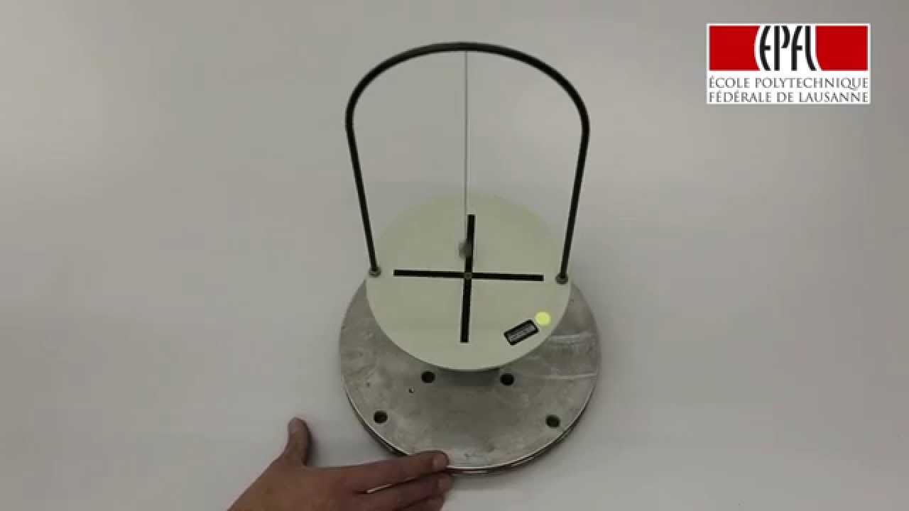 456 Pendule de Foucault ( modèle ) - 456 Foucault Pendulum (model) - YouTube
