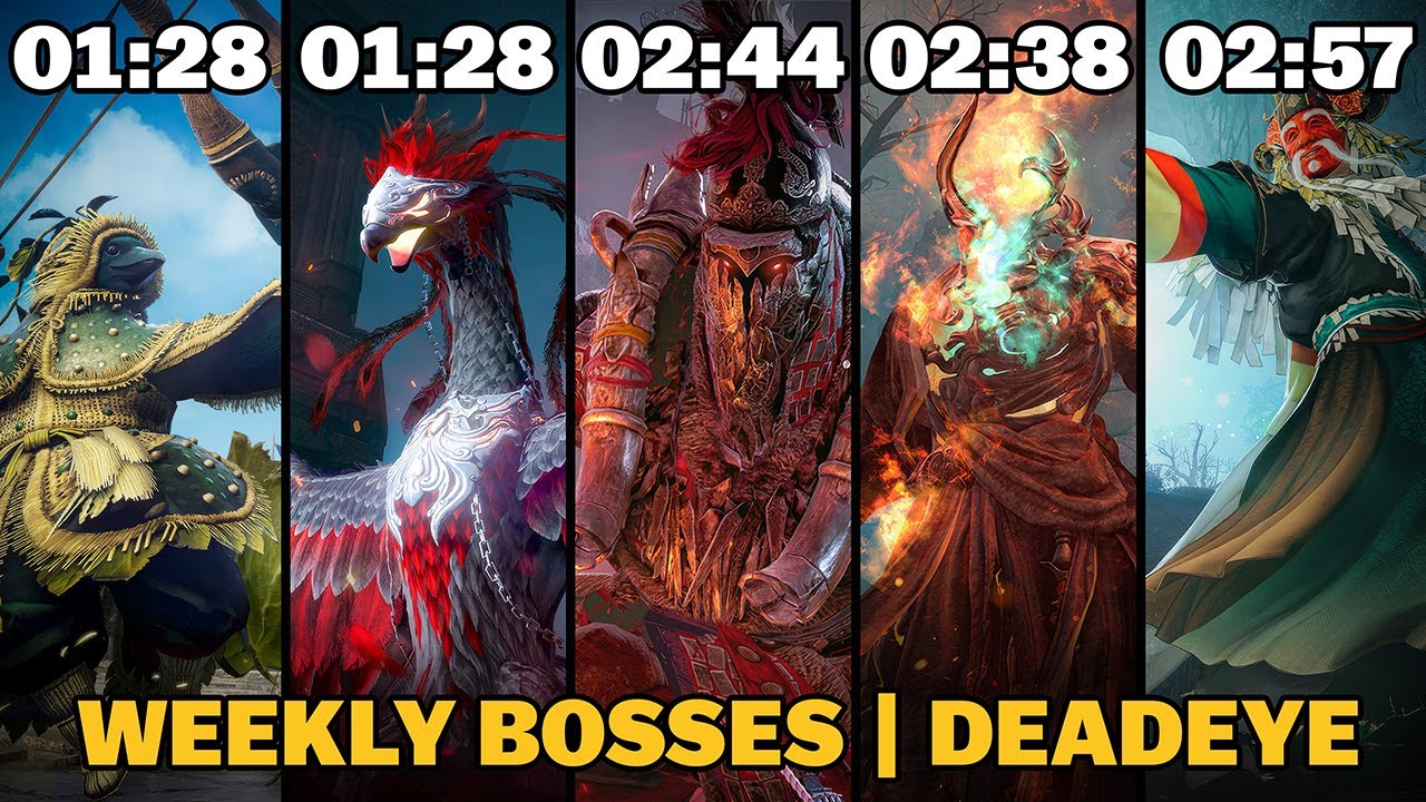 🔫 BDO | Deadeye - World Records! | Weekly Black Shrine Party Bosses (HARD) - YouTube