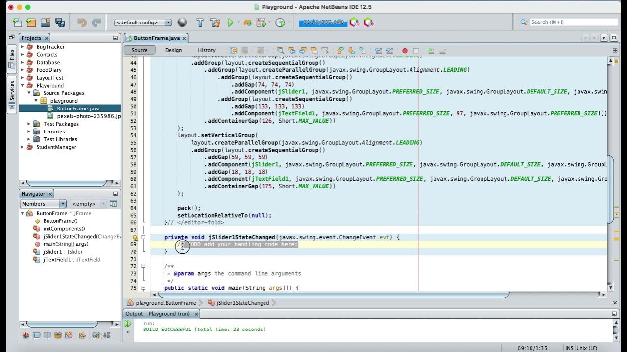 Java | Playing In Netbeans | Slider - YouTube