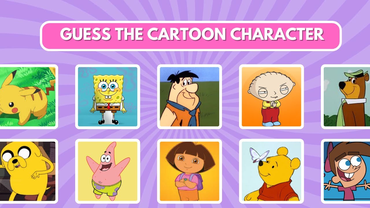 Guess the Cartoon Character by Their Photo! 🕵️‍♂️🎨 | Cartoon Quiz ...