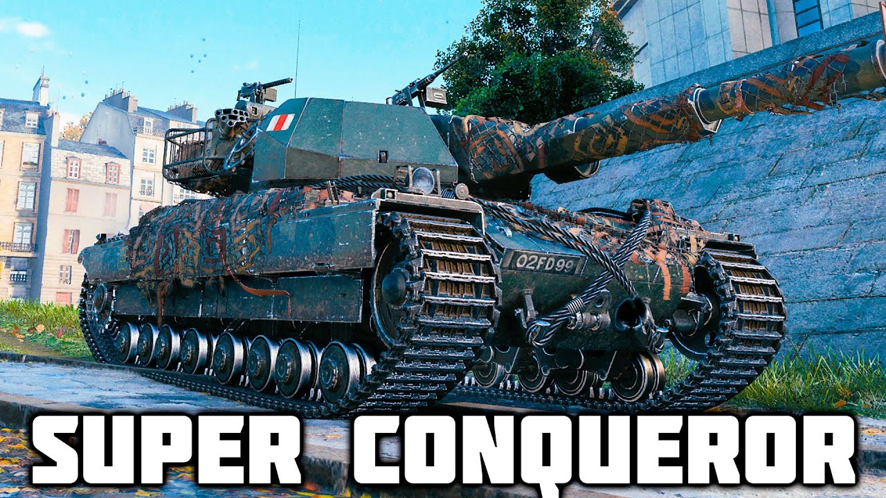 Super Conqueror WoT – 3 Kills, 10,2K Damage - YouTube