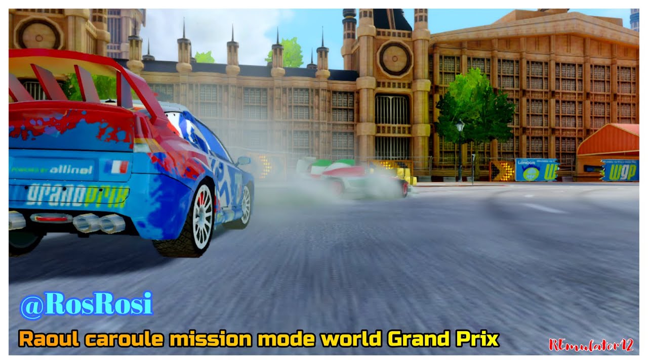 Cars 2 The Video Game | Raoul CaRoule - Mission Mode | World Grand Prix - YouTube