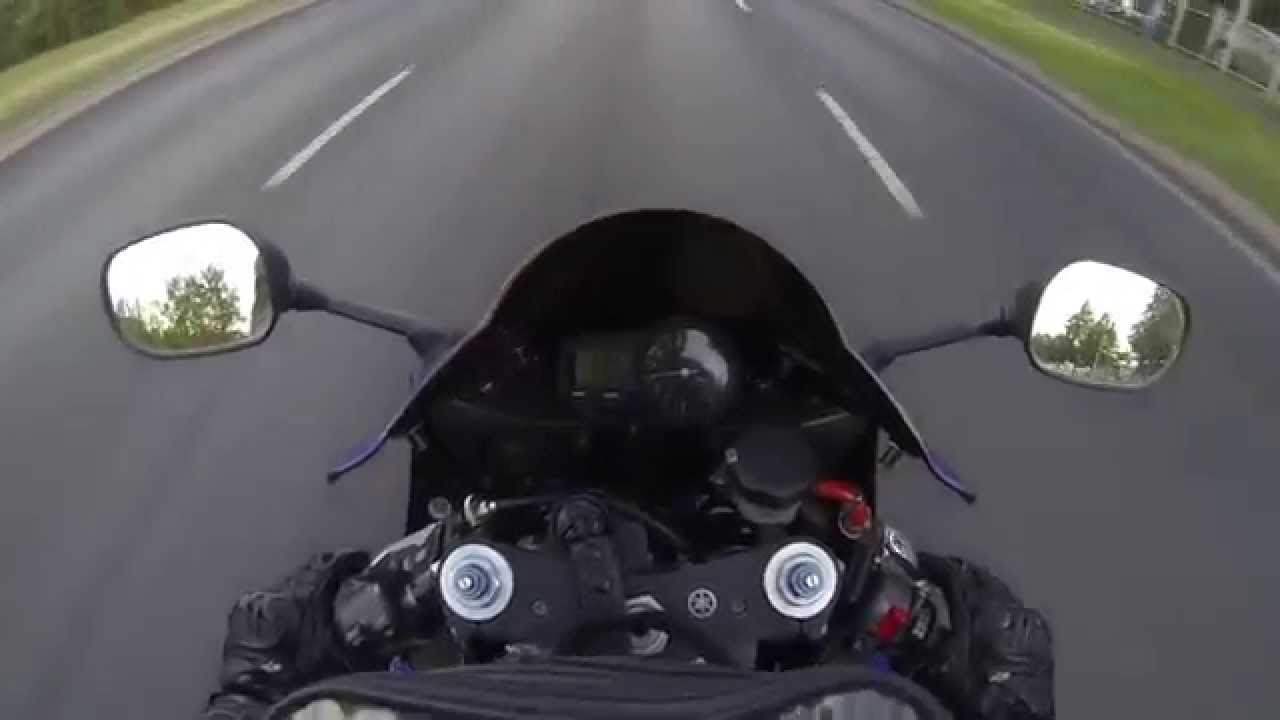 Yamaha R1, Acceleration 0-200km/h. Przyśpieszenie 0-200km/h - YouTube