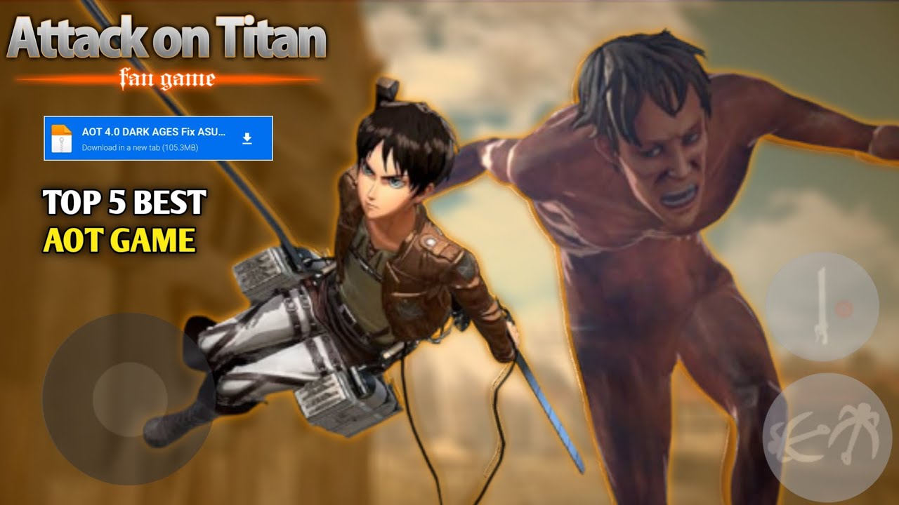 Top 5 Best Attack On Titan FanGame Android | Attack On Titan Fangame ...